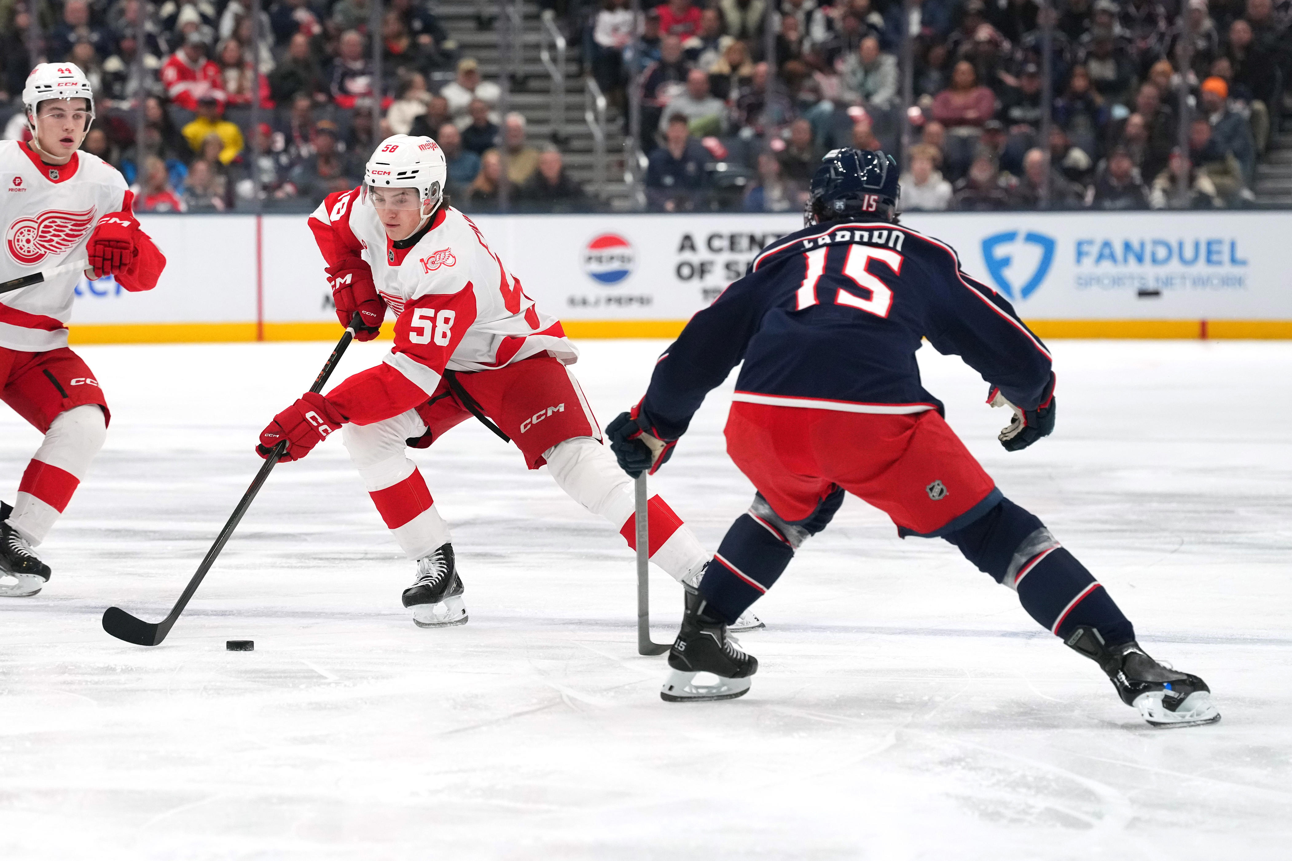 Live updates: Red Wings vs. Blue Jackets, Gibson in goal