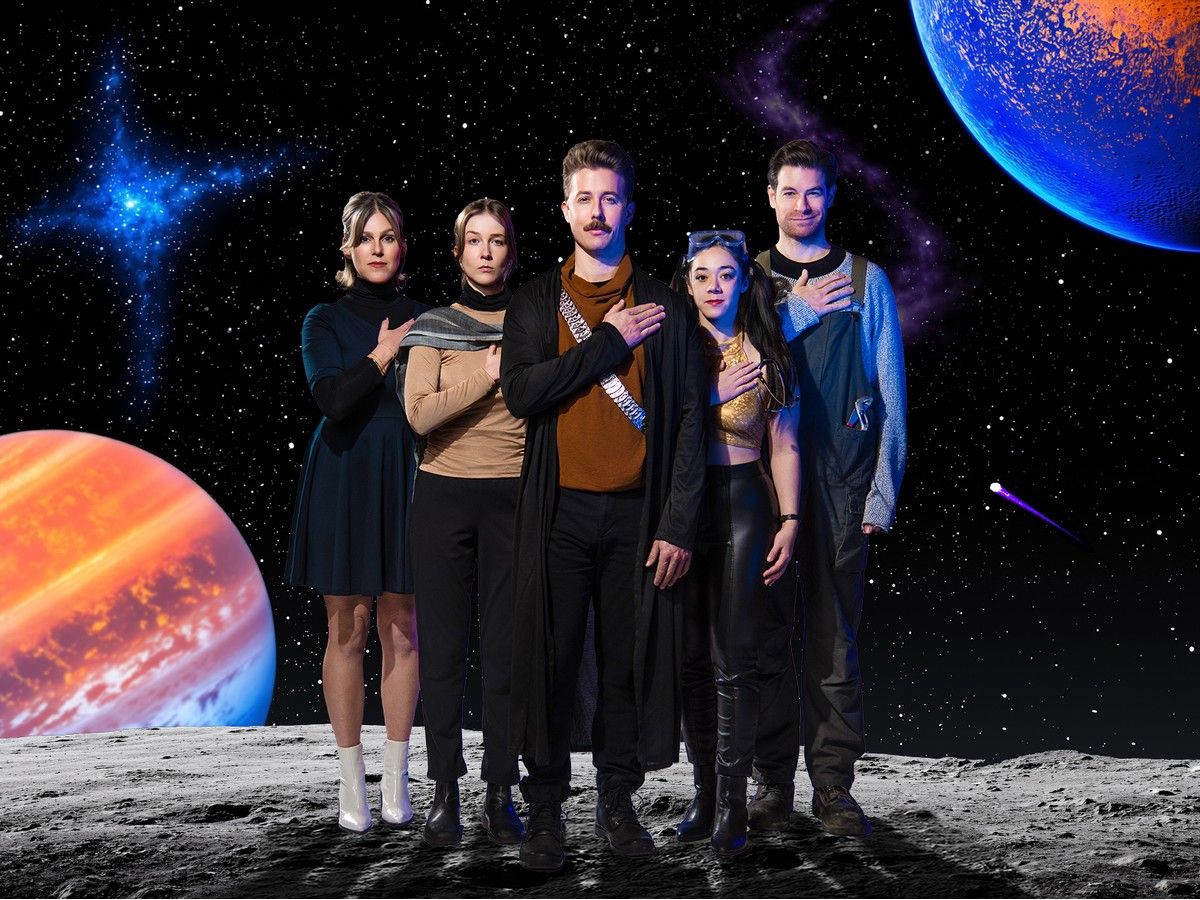 You decide the mission for the Improv Centre's new space-themed show