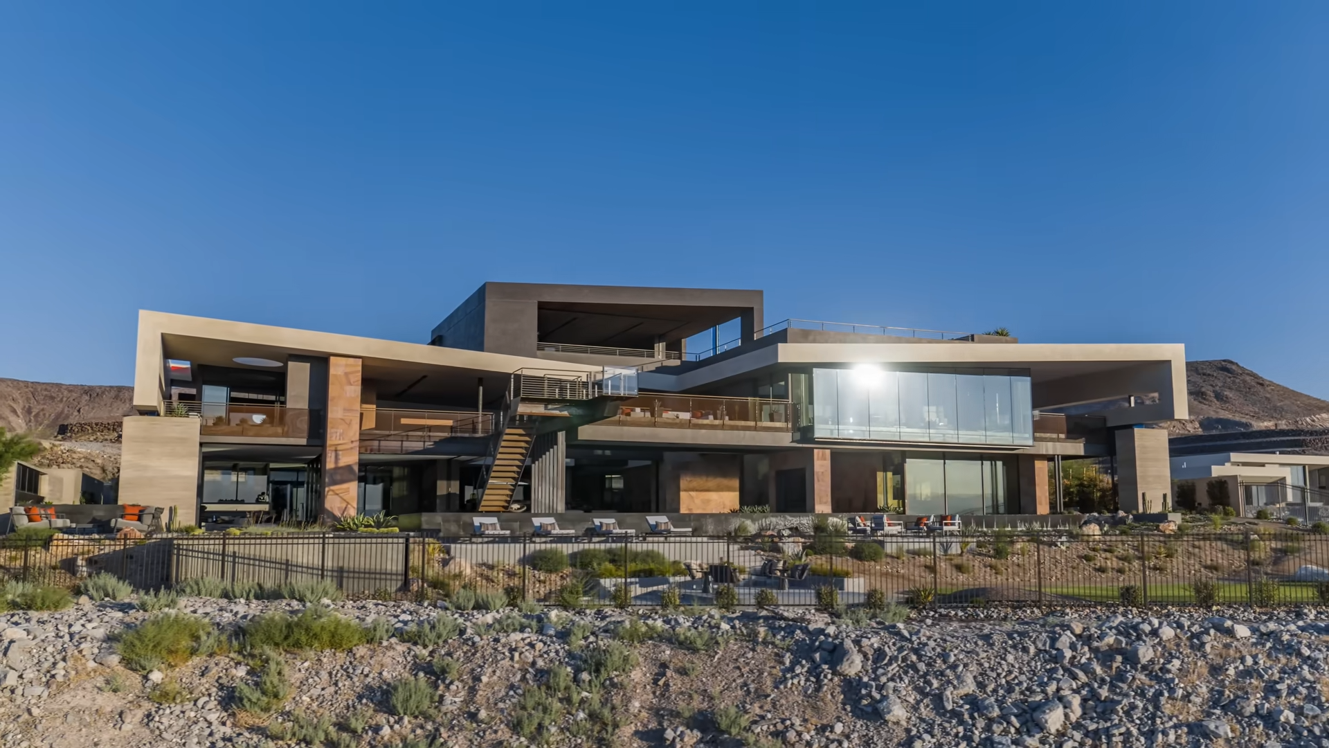 Inside a $25,000,000 futuristic mega mansion in Las Vegas