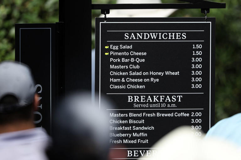 The story behind the Masters’ famous $1.50 sandwiches and throwback prices