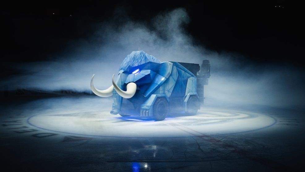 Utah Mammoth unveil new team-themed Zamboni converted from 2002 Winter ...