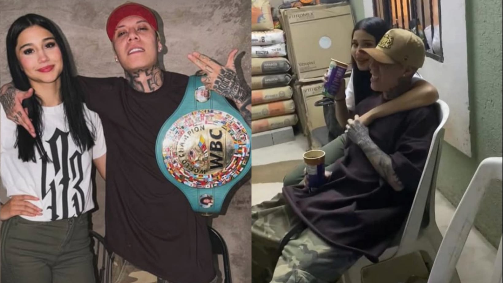 Santa Fe Klan presume romance con la boxeadora mexicana Camila Zamorano