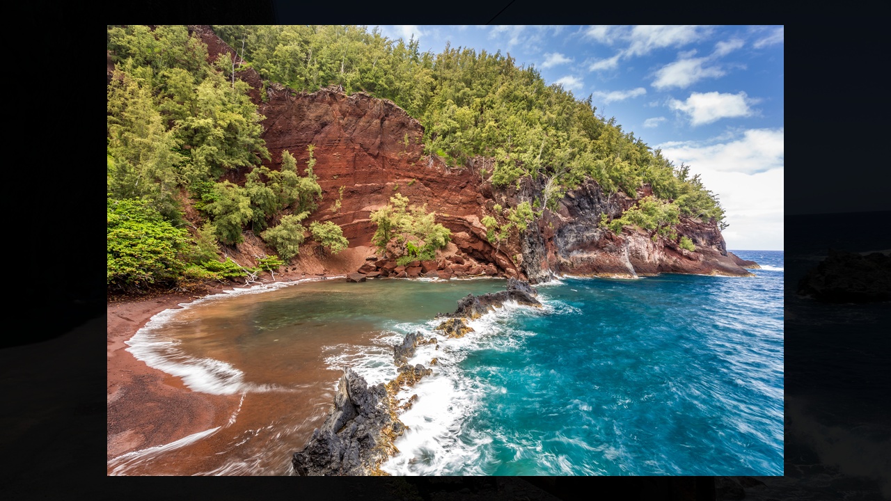 The red sand beach near Hana is sacred, rare, and a little scary to reach