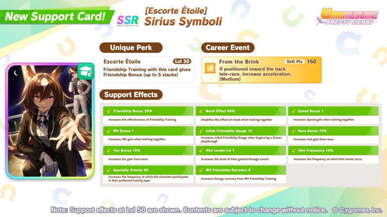 Should you pull for SSR Symboli Rudolf (stamina) and Sirius Symboli ...