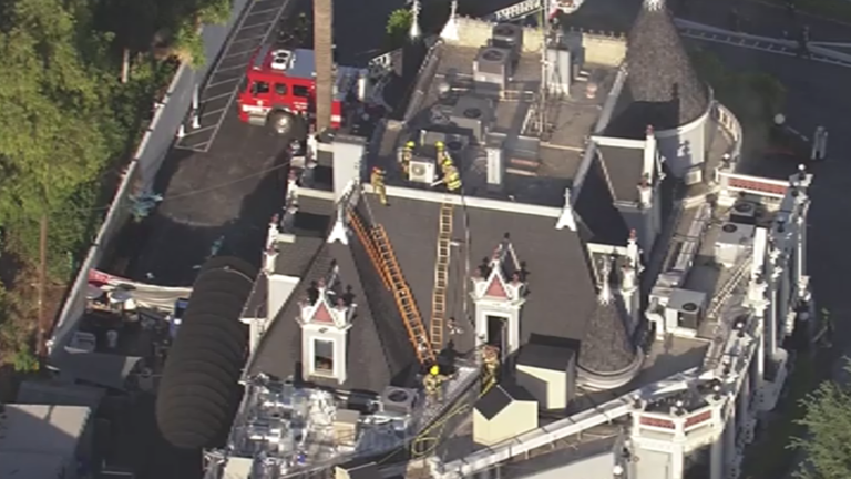 Attic fire at historic Magic Castle in Hollywood draws fast response ...