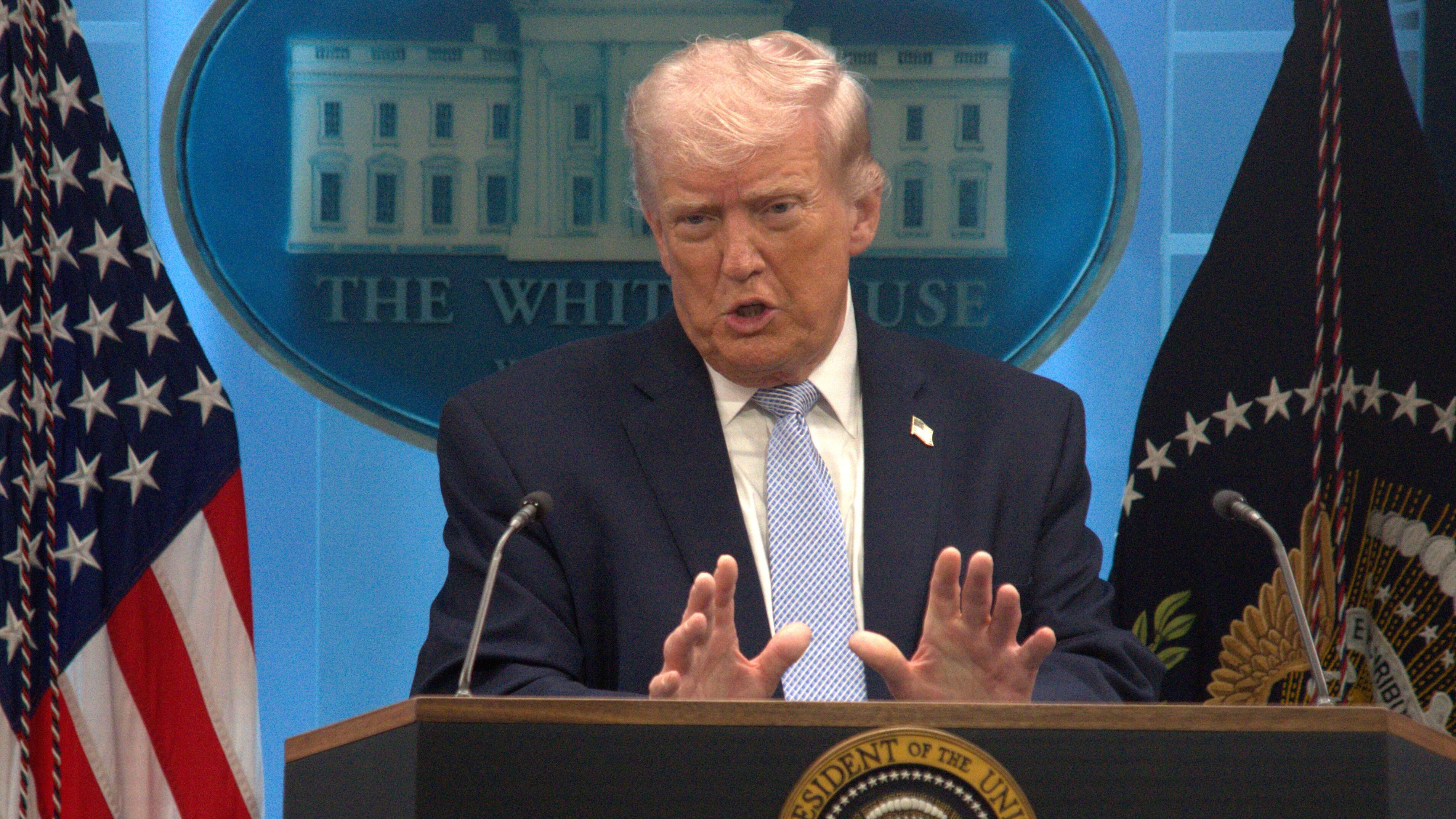 President Trump suspends Iran attacks for two weeks