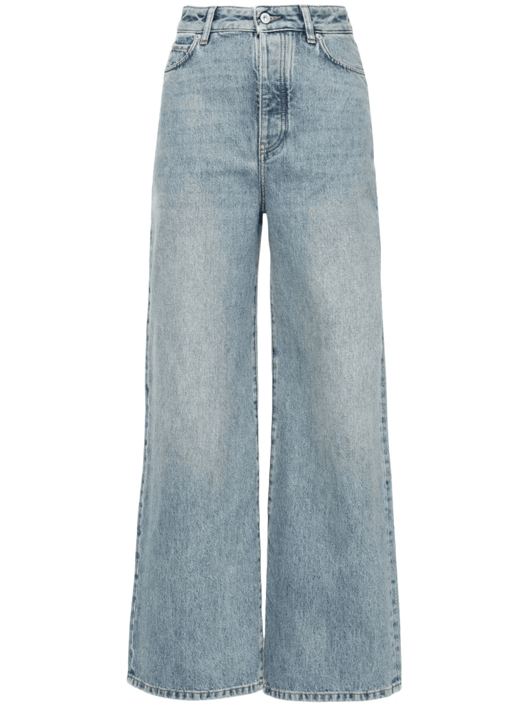 Jeans wide leg (en tendencia) para llevar con sandalias, tenis y ...