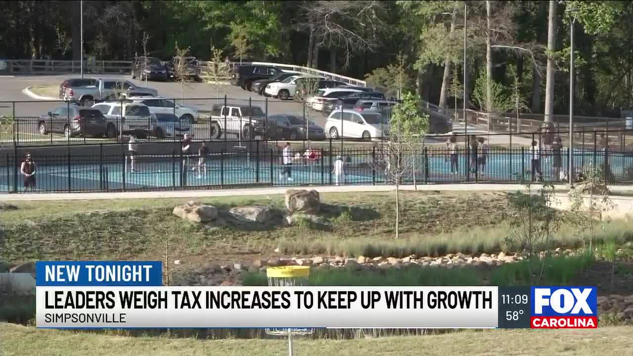 Simpsonville considers tax and fee increases to keep up with rapid growth