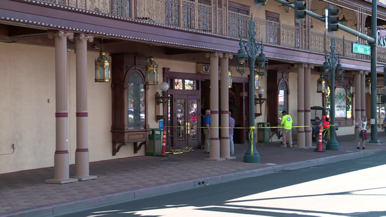 Truck crashes into downtown Las Vegas casino