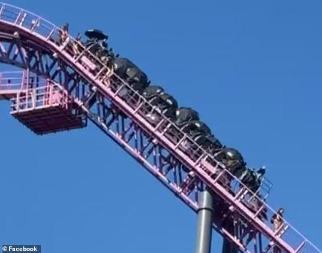 Movie World rollercoaster suddenly stops mid-ride as passengers are ...