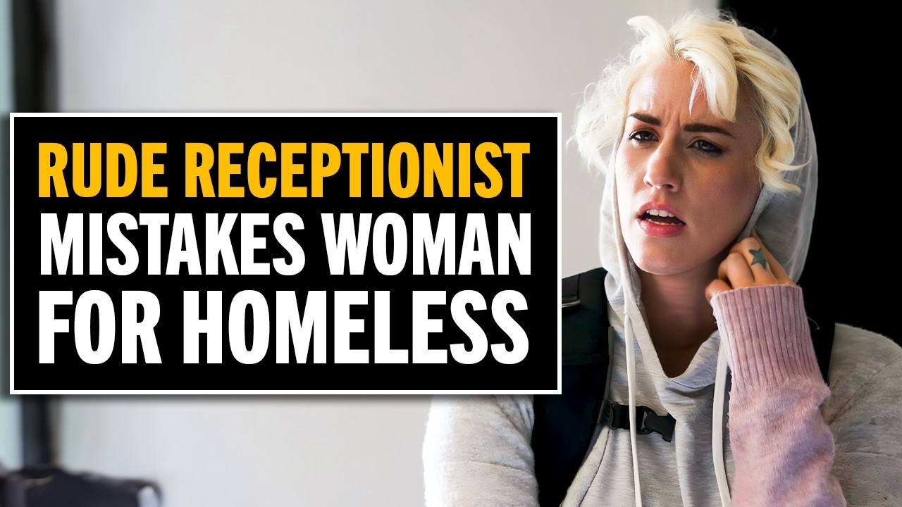 Receptionist's rudeness unveils the true identity of the woman