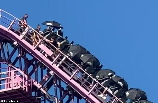 Movie World rollercoaster suddenly stops mid-ride as passengers are ...