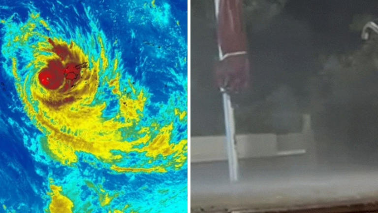 Aussies stranded as cyclone hits tourist spot