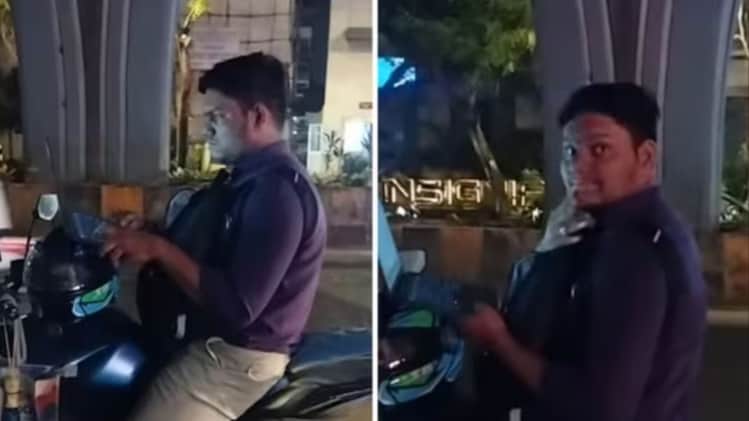 'Bhai ghar jake so ja': Netizens as Bengaluru man balances laptop and ...