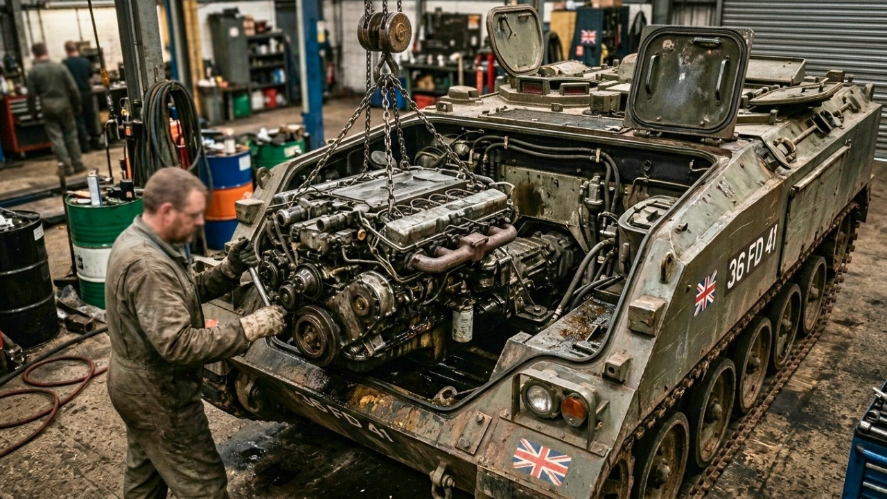 Watch a Rolls Royce engine bring this FV432 back from the brink