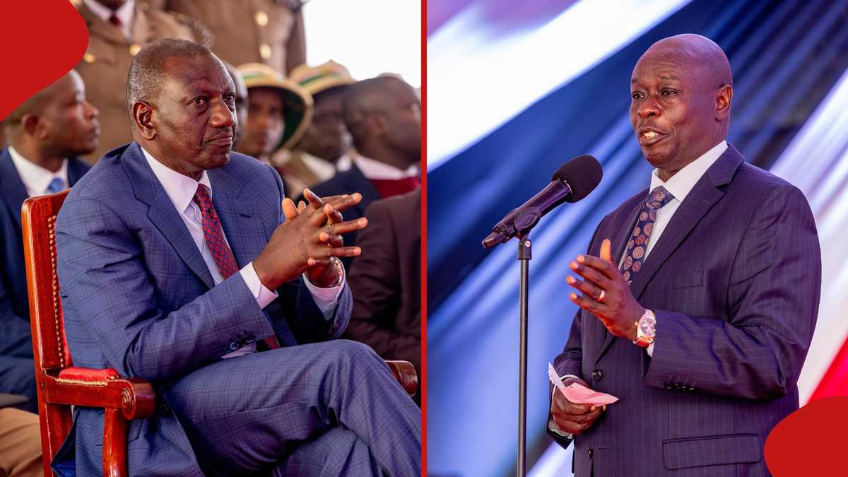 Rigathi Gachagua orders mourners not to heckle William Ruto: "Sitaki ...