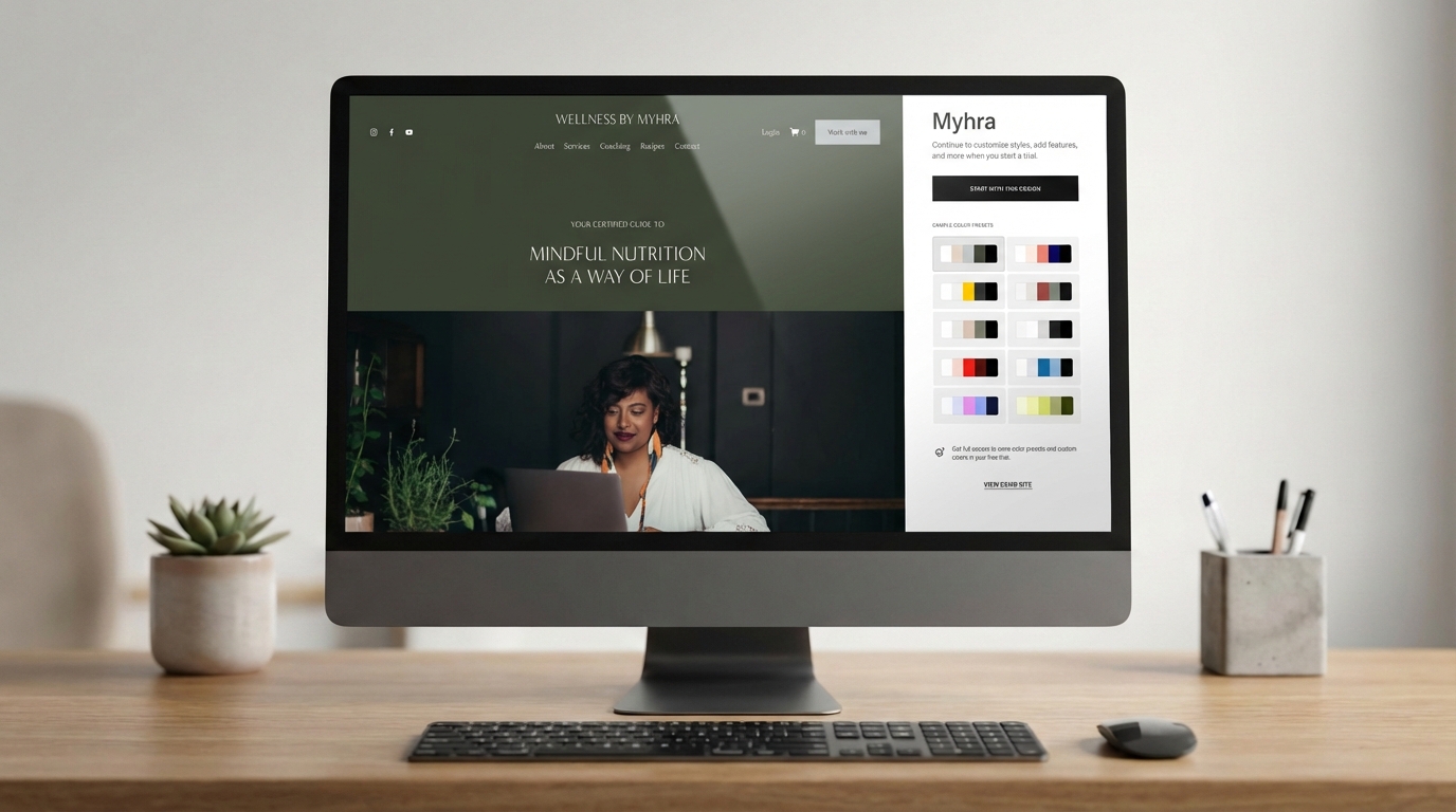How to pick a website template that complements your brand identity