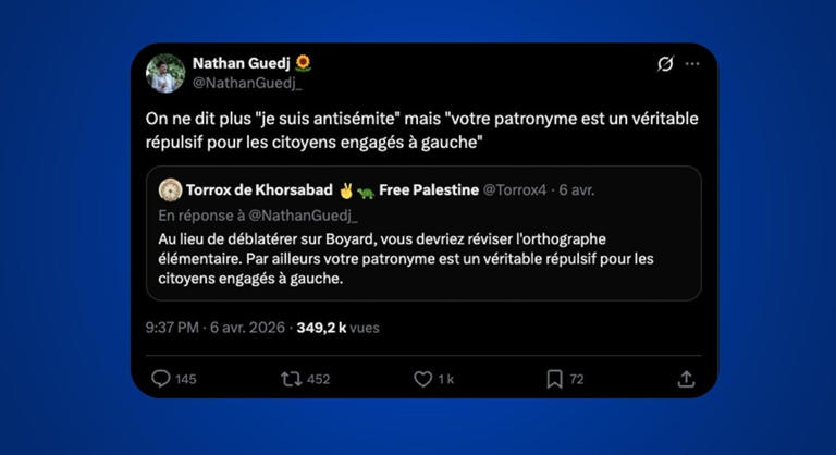 « Votre patronyme est un véritable répulsif » : remous à gauche après ...