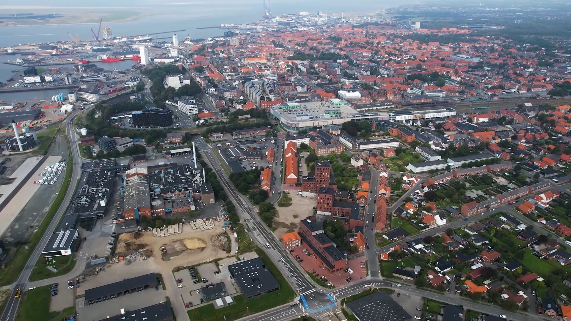 Esbjerg: Drone tours Denmark's hidden coastal city on the North Sea