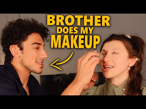 My brother does my makeup again (ft. Rebal D)