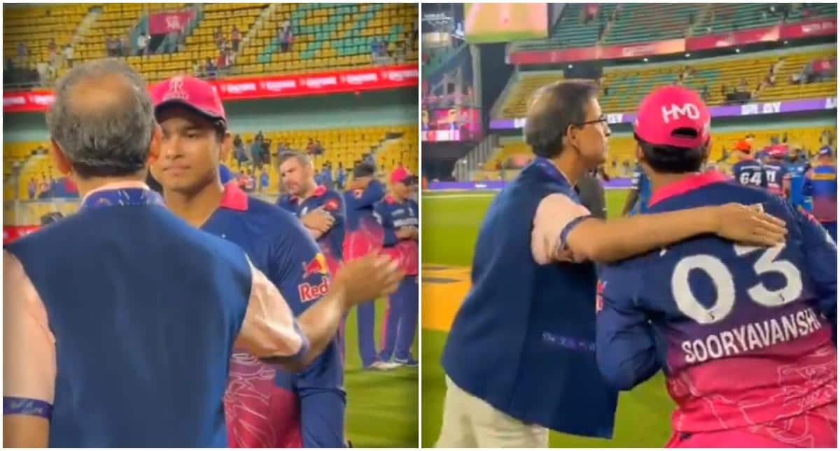 Watch: Vaibhav Sooryavanshi's humble act for commentator leaves fans ...