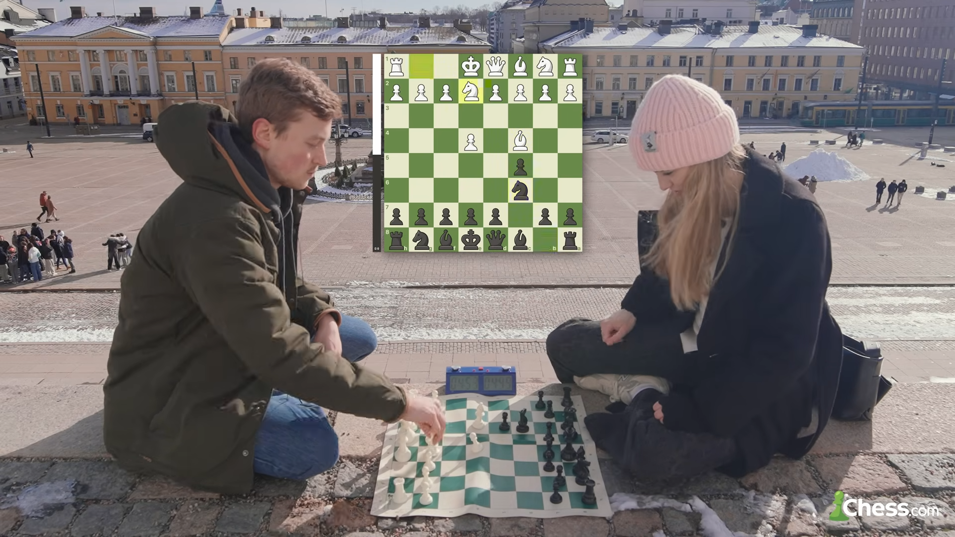 She sat down to play chess in Finland – then the mood changed fast