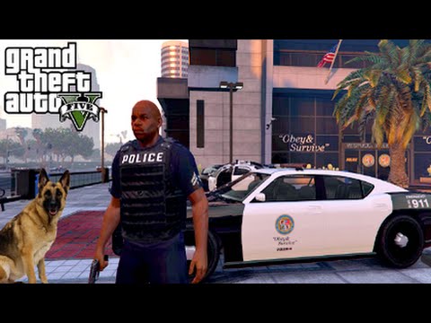GTA 5 mods: Play as a cop with the K-9 unit
