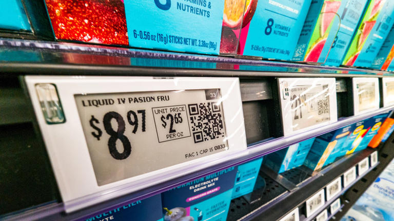 How to read price tags at the grocery store