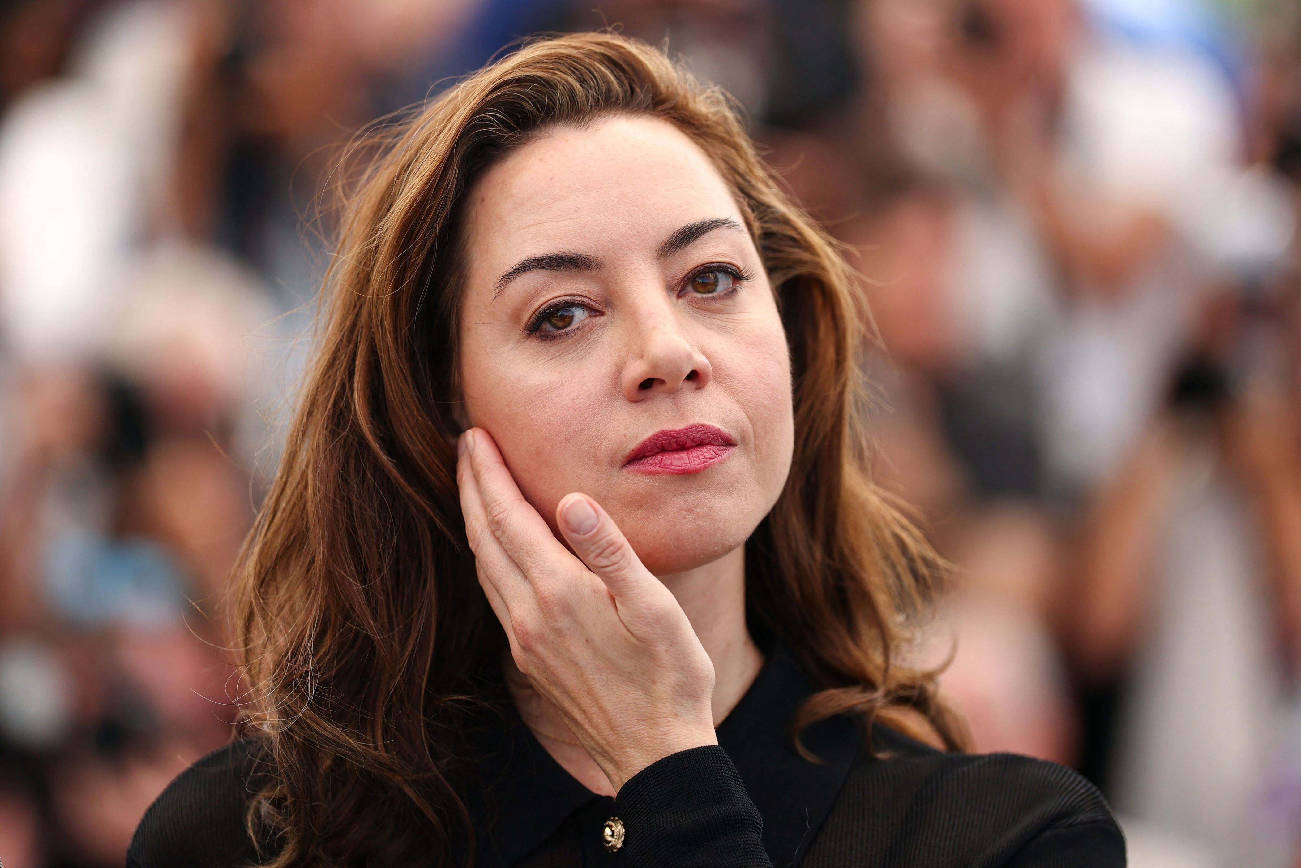 Aubrey Plaza expecting first baby a year after husband’s death