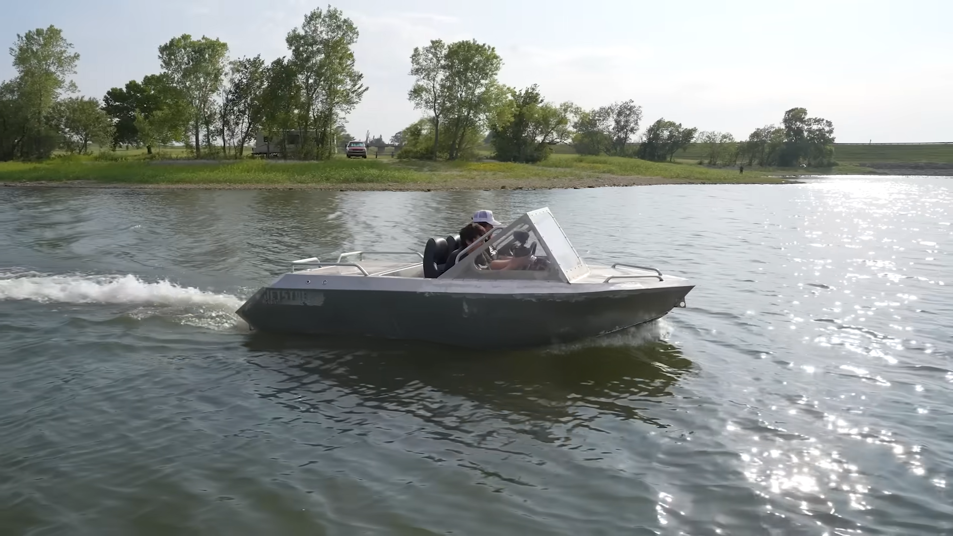 This supercharged boat almost killed itself