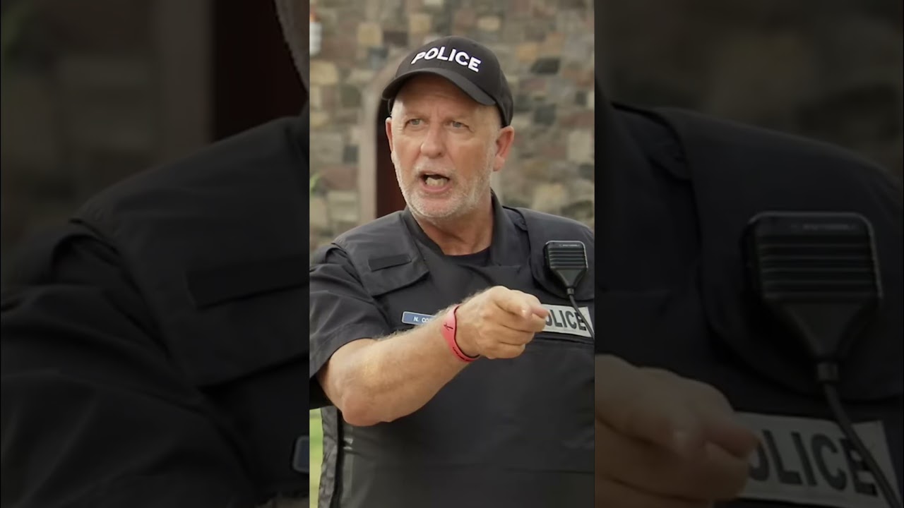 Cop catches woman pouring her drink | Just for Laughs Gags