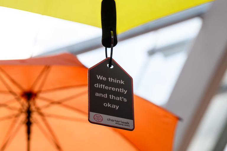 15 photos as Burnley's Charter Walk unveils art installation showing ...