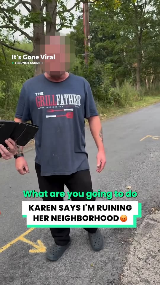 She's yelling in front of my child