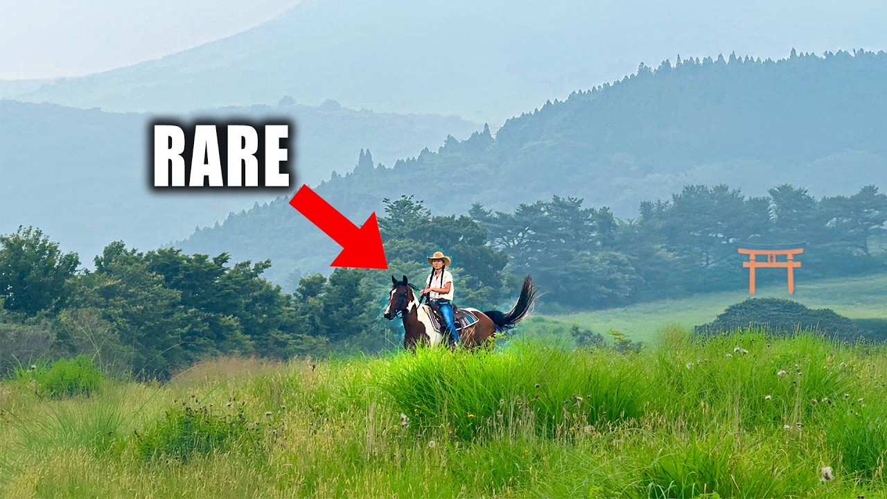 I met a real Japanese cowgirl in Japan