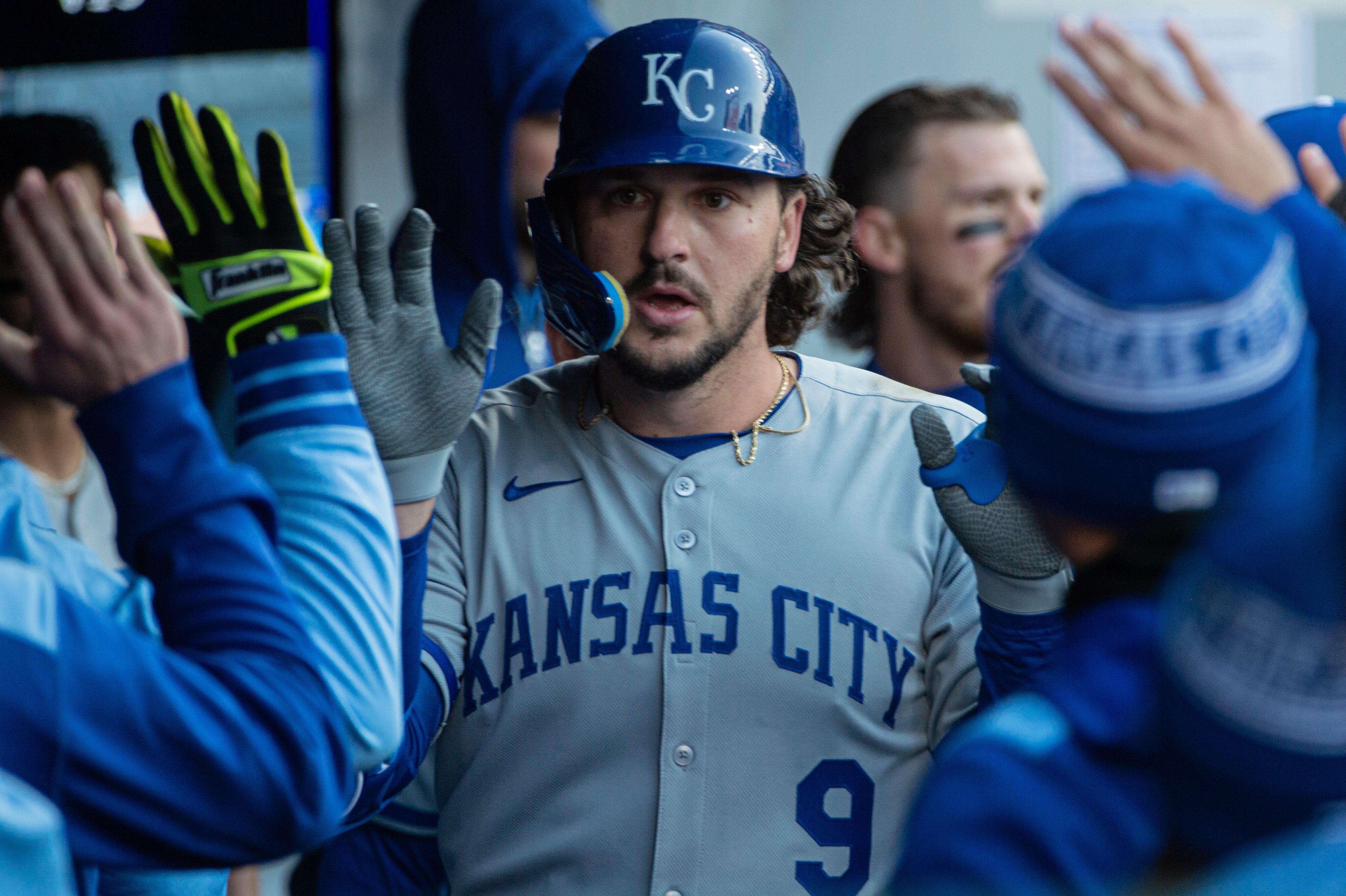 Royals 1B Vinnie Pasquantino trademarks his popular nickname 'The ...
