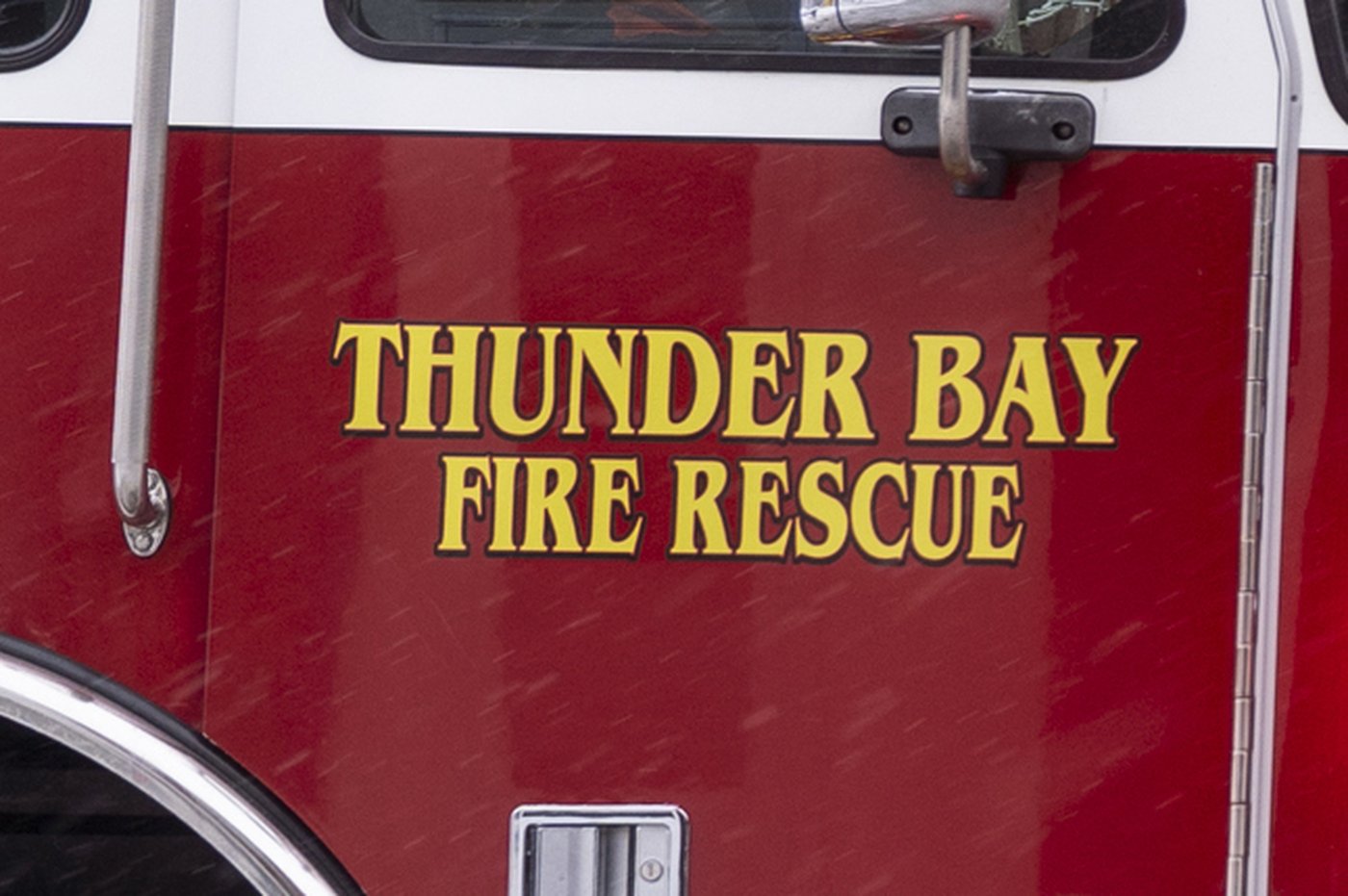 Dog rescued from ice drift after chasing geese into Thunder Bay harbour