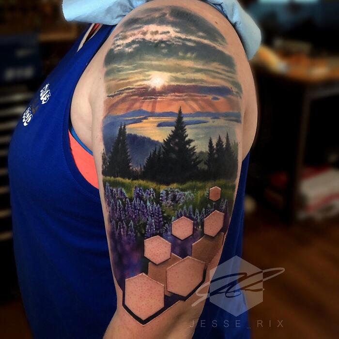 28 remarkable tattoos capturing a world within the skin