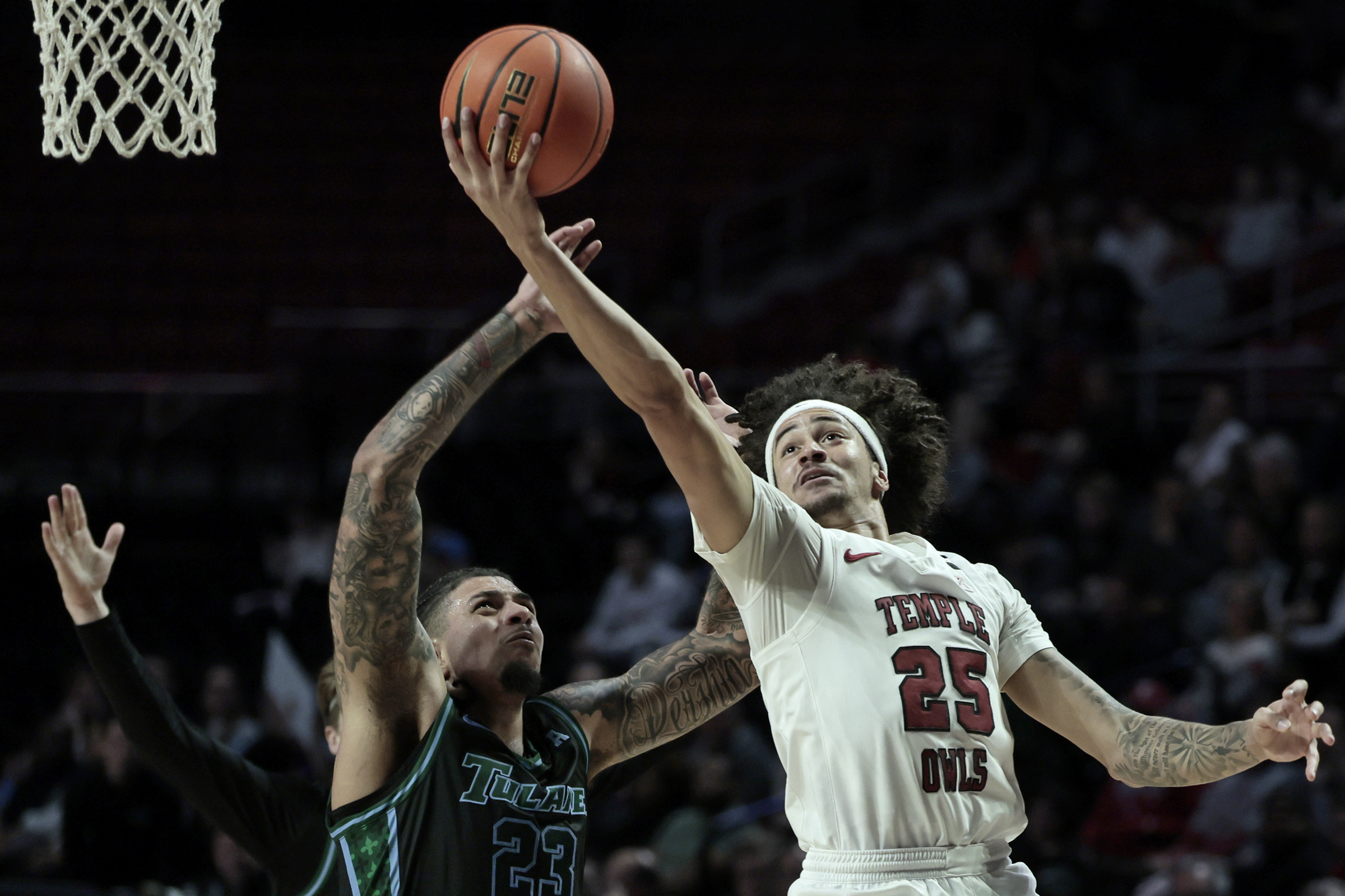 Temple guard Aiden Tobiason and forward Babatunde Durodola reportedly ...