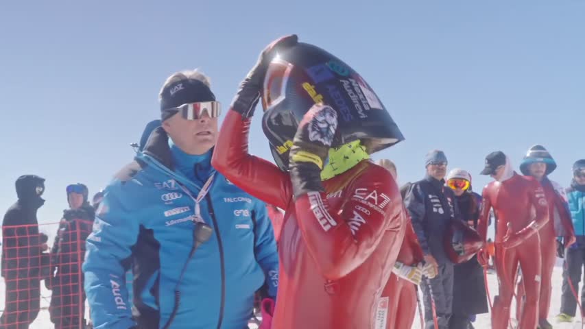 Valentina Greggio’s stunning downhill ski run at 248,270 kilometers per ...