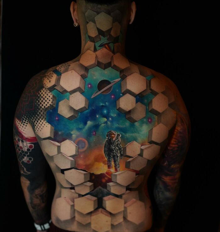 28 remarkable tattoos capturing a world within the skin