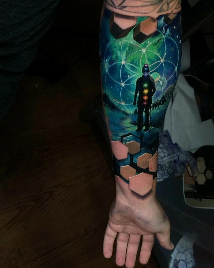 28 remarkable tattoos capturing a world within the skin