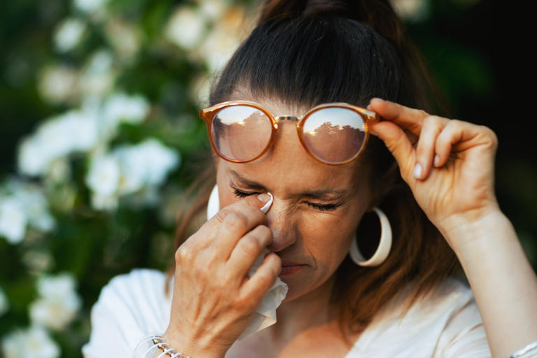Why do some people develop hay fever as an adult?
