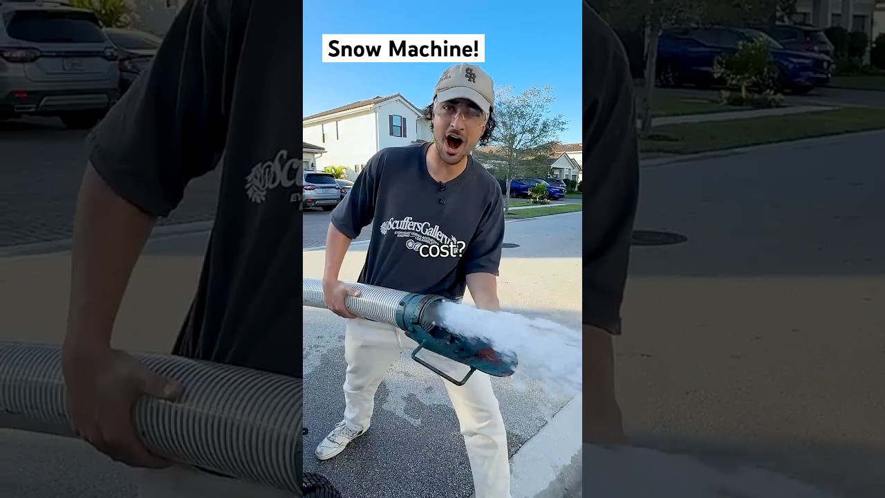 I never expected snow in Florida!