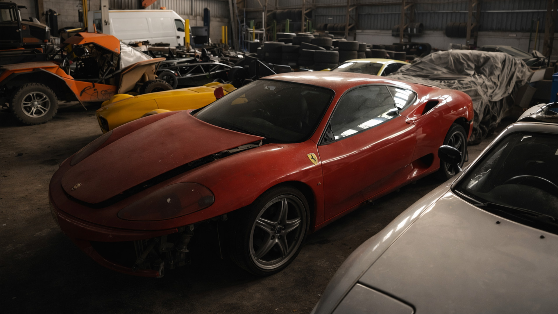 A full tour of this hidden supercar graveyard