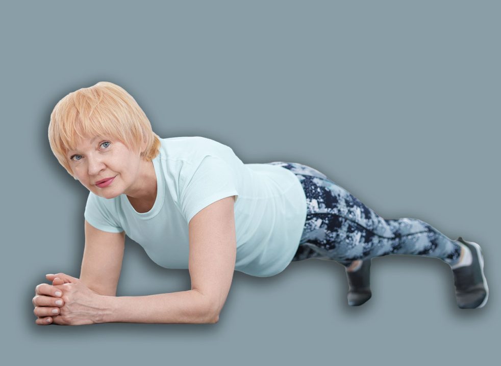 If you can hold a plank this long after 50, your core strength is ...