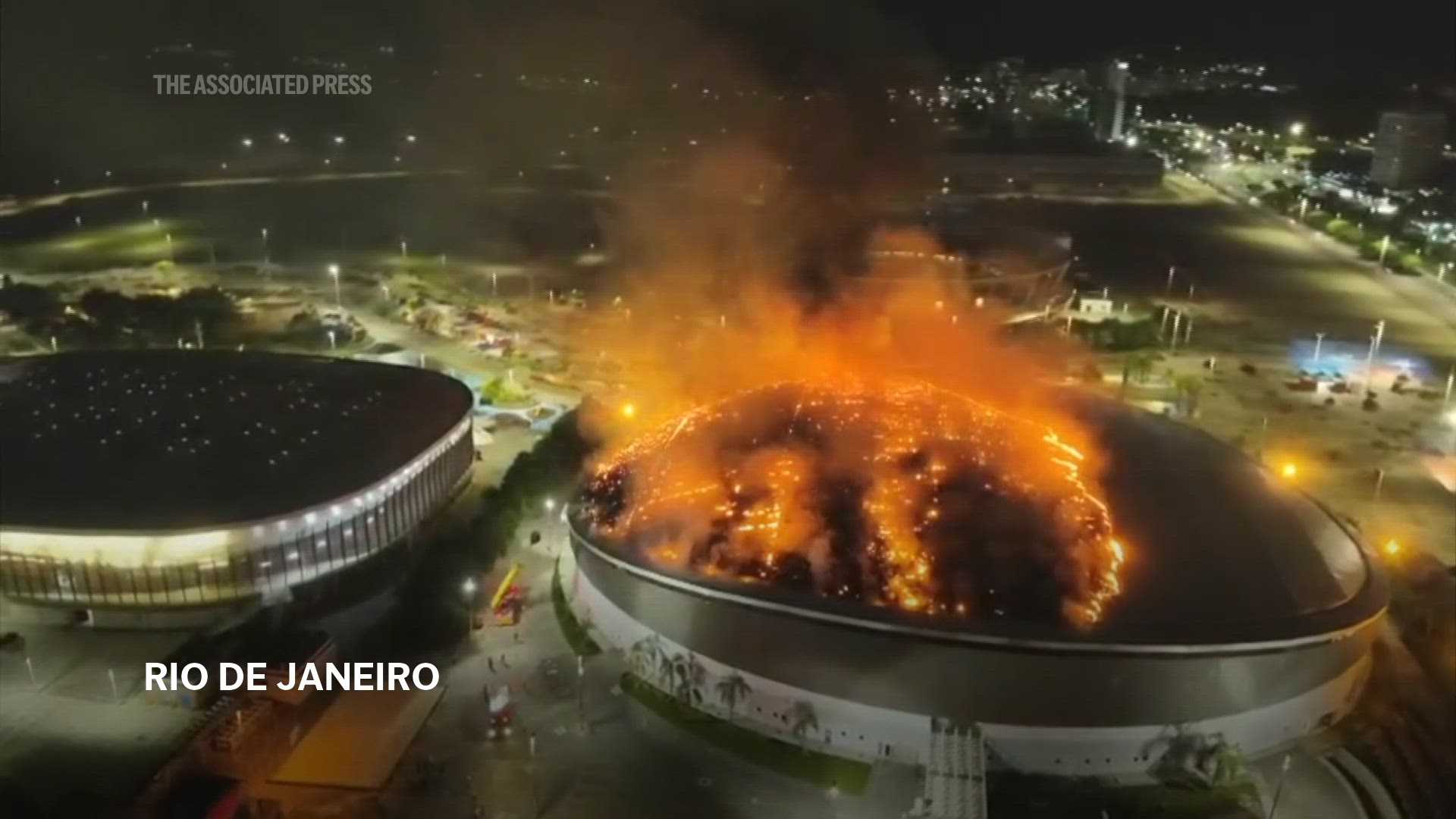 Video: Fire breaks out at Rio de Janeiro Olympic Park; no injuries reported