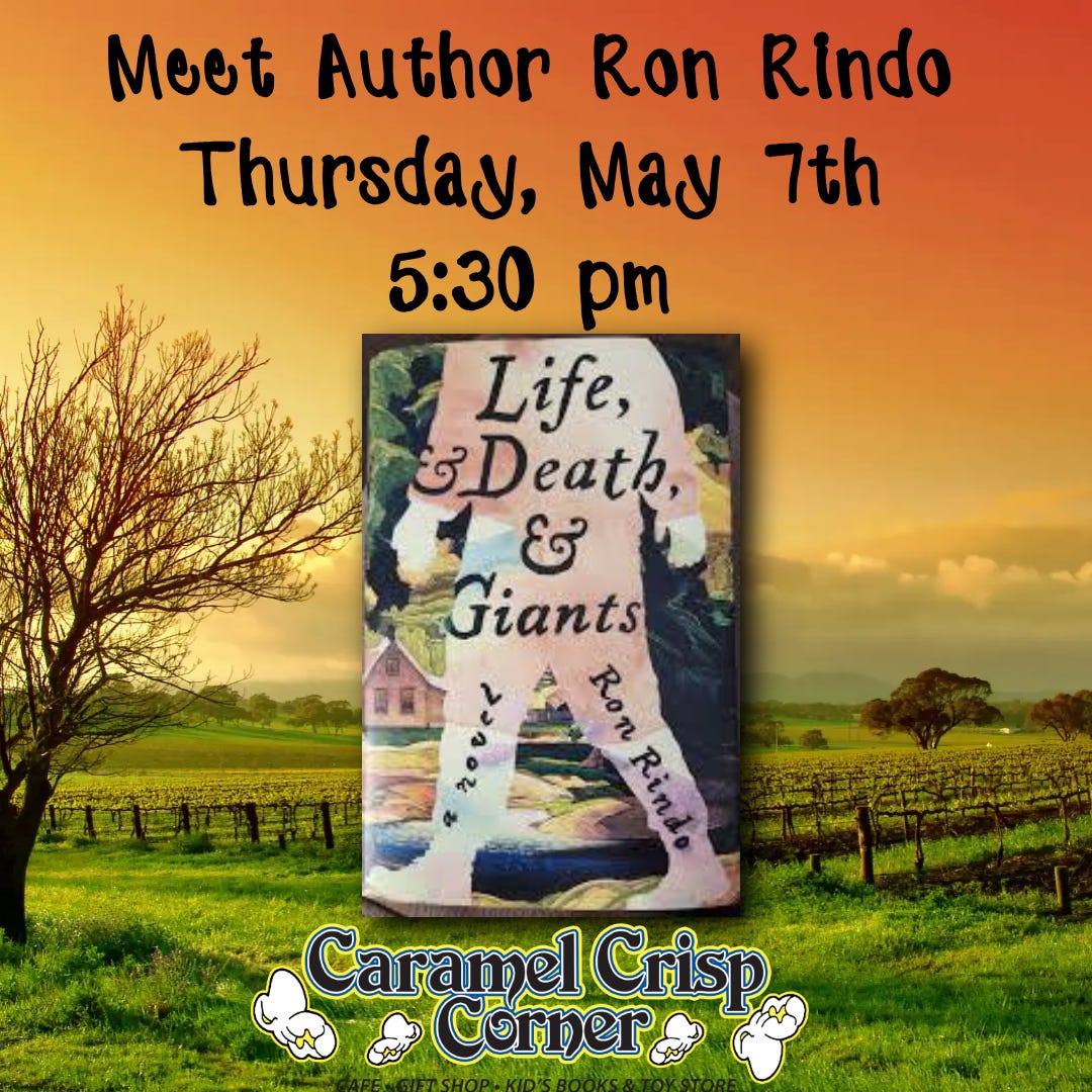 Meet author Ron Rindo at May 7 book signing in Oshkosh