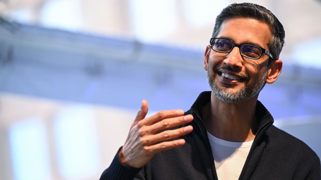 Alphabet CEO Sundar Pichai says 'AI shift' makes this a great time to ...
