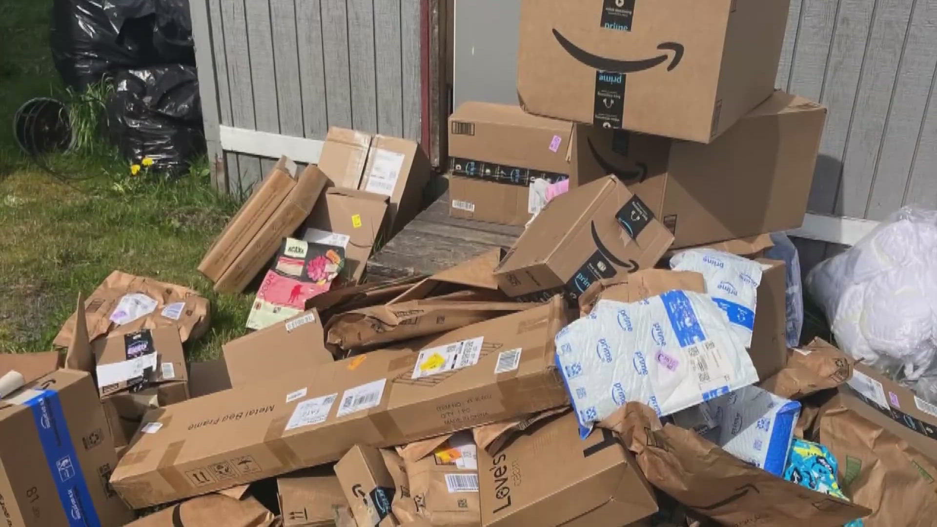 Over $12,000 in stolen Amazon packages found in Pierce Co.