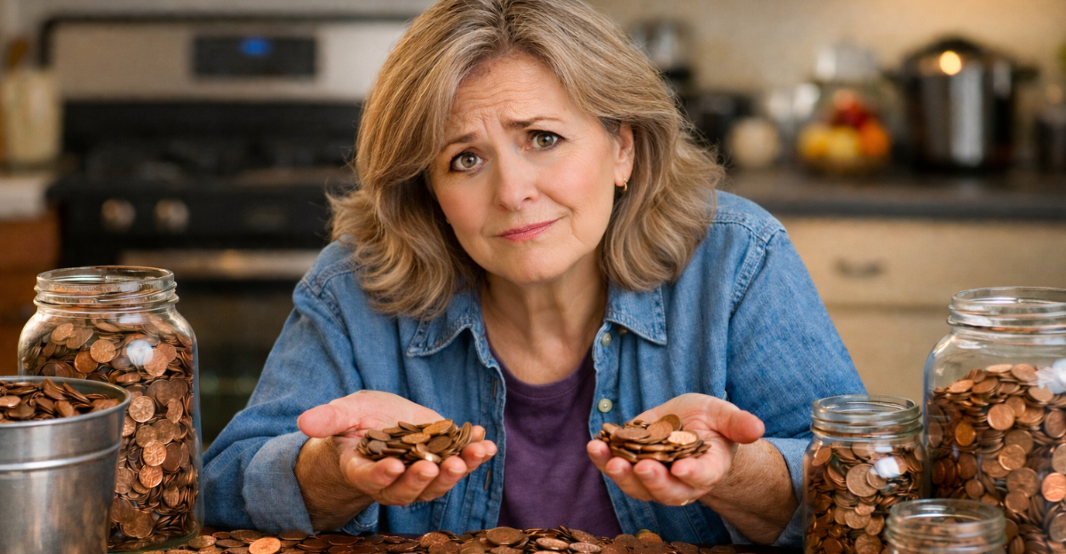 I’ve got jars full of pennies I’ve been saving forever, but now my bank ...